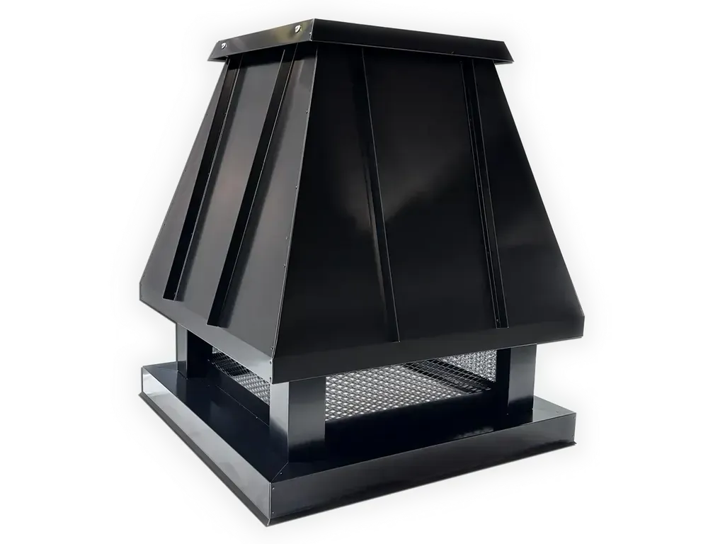 Standing Seam Roof Chimney Cap / Shroud | KM Sheet Metal